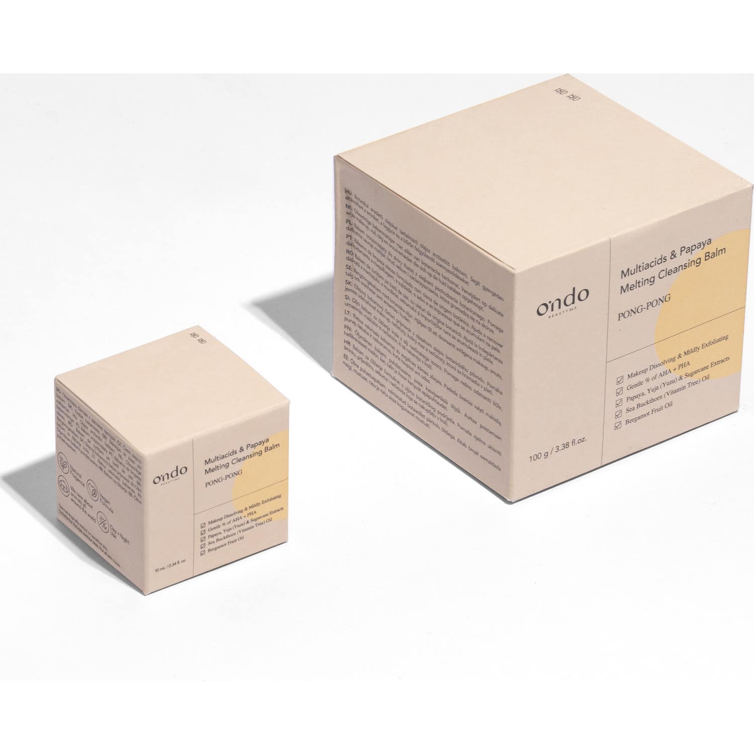 Ondo Beauty Multiacids & Papaya Cleansing Balm 100ml | DocMorris France