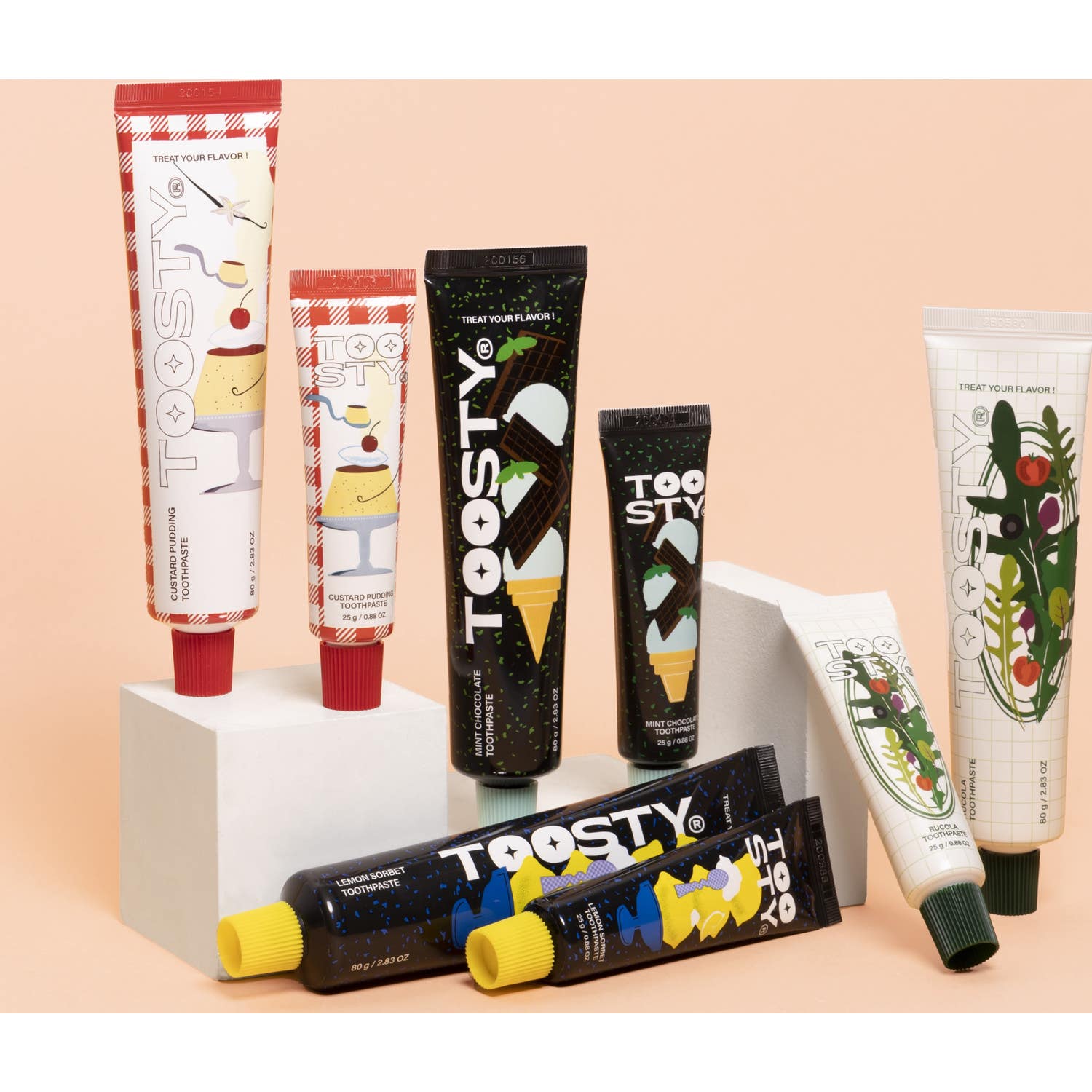 Toosty Custard Pudding Toothpaste 80g | DocMorris France