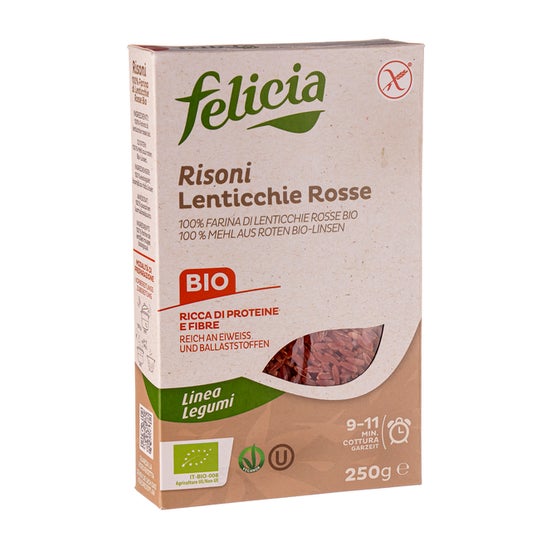 Felicia Bio Risoni Lentilles Rouges 250g | DocMorris France