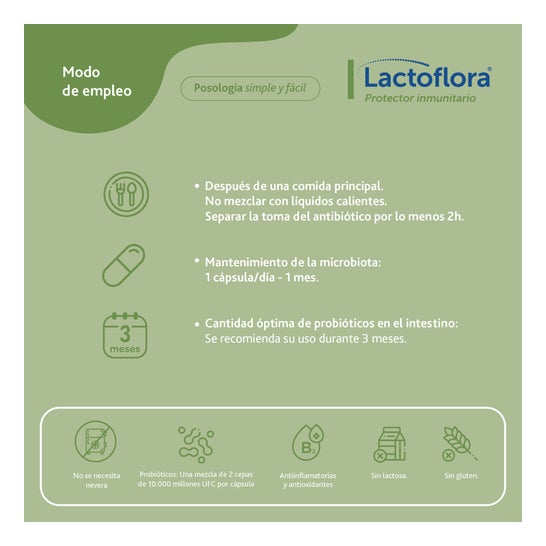 Lactoflora Probiotic Protecteur Immunitaire 30 Capsules | DocMorris