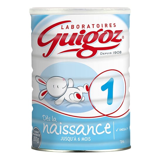 Guigoz Lait 1 Jusqu'a 6 Mois Bleu Metal 1000g | DocMorris France