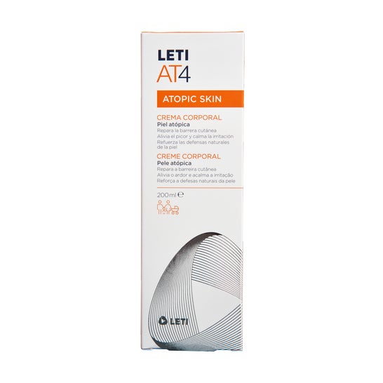 LetiAT4 Atopic Skin Crème Corporelle 200ml | DocMorris France