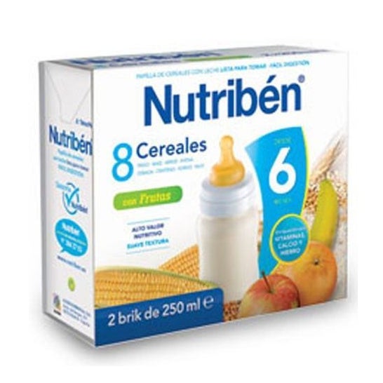 Nutriben 8 Céréales 2X250 Ml | DocMorris France