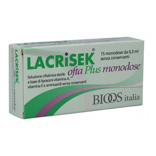 Lacrisek Solución Oftálmica 20 Ampollas | DocMorris France