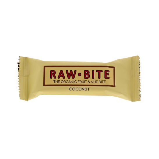 Raw Bite Barre Biologique Noix De Coco 50g | DocMorris France
