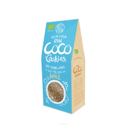 Diet Food Bio Coco Cookies Apple 80g | DocMorris France