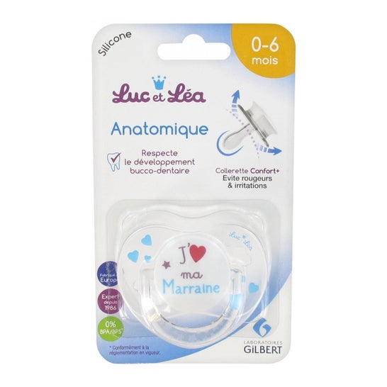 Luc et Lea Chupón Anatómico 0-6M 1ud | DocMorris France