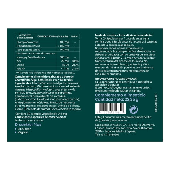 DocMorris D-control Plus 30 Gélules | DocMorris France