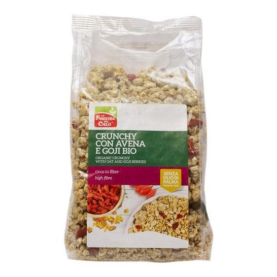 La Finestra sul Cielo Crunchy Oatmeal Goji Bio 375g | DocMorris France