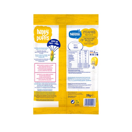 Nestlé Happy Puffs Snack Maíz 28g | DocMorris France