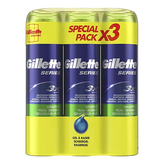 Gillette Series Peau sensible 3 pcs | DocMorris France