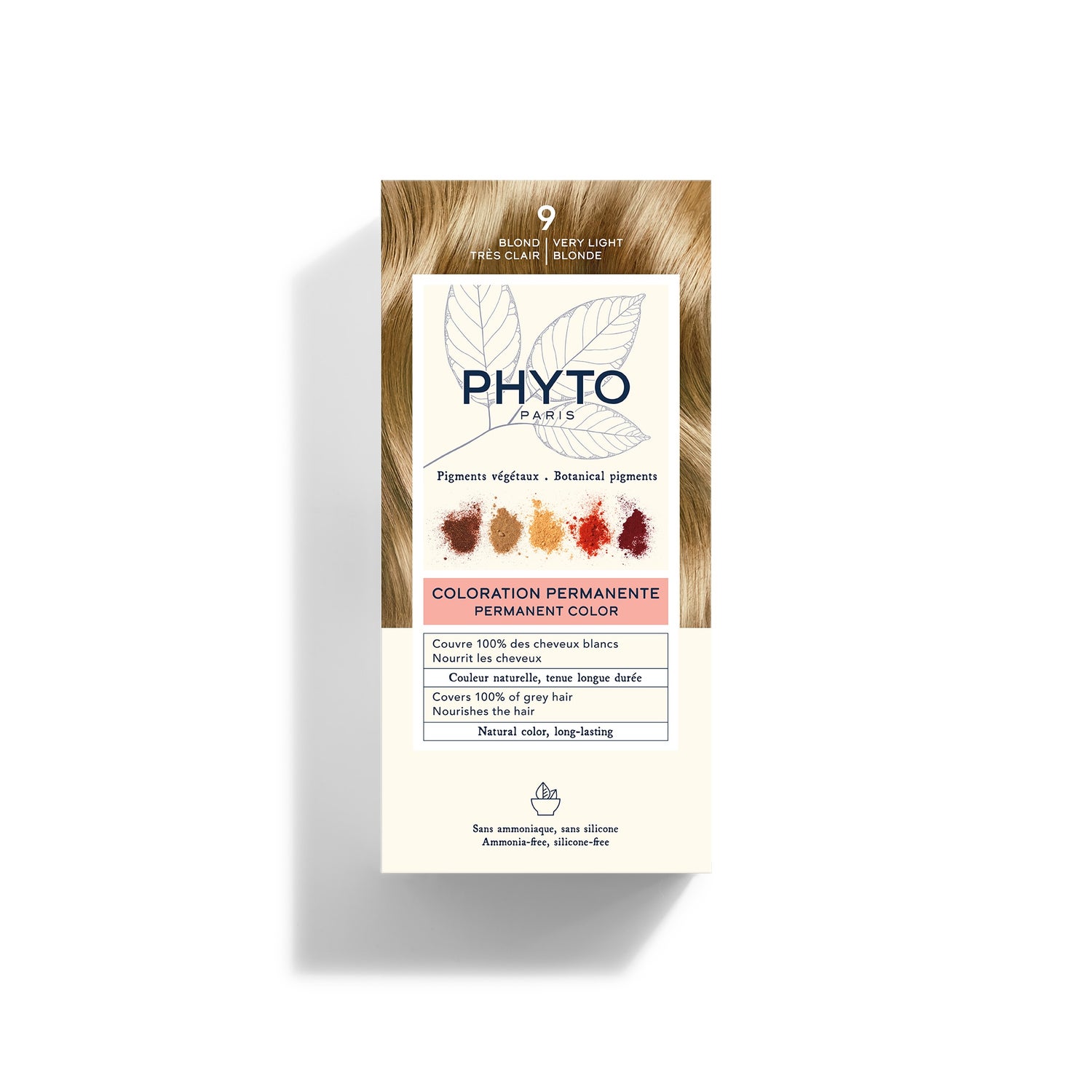 Phyto Phytocolor Teinture Cheveux Kit 9 Blond Très Clair | DocMorris France