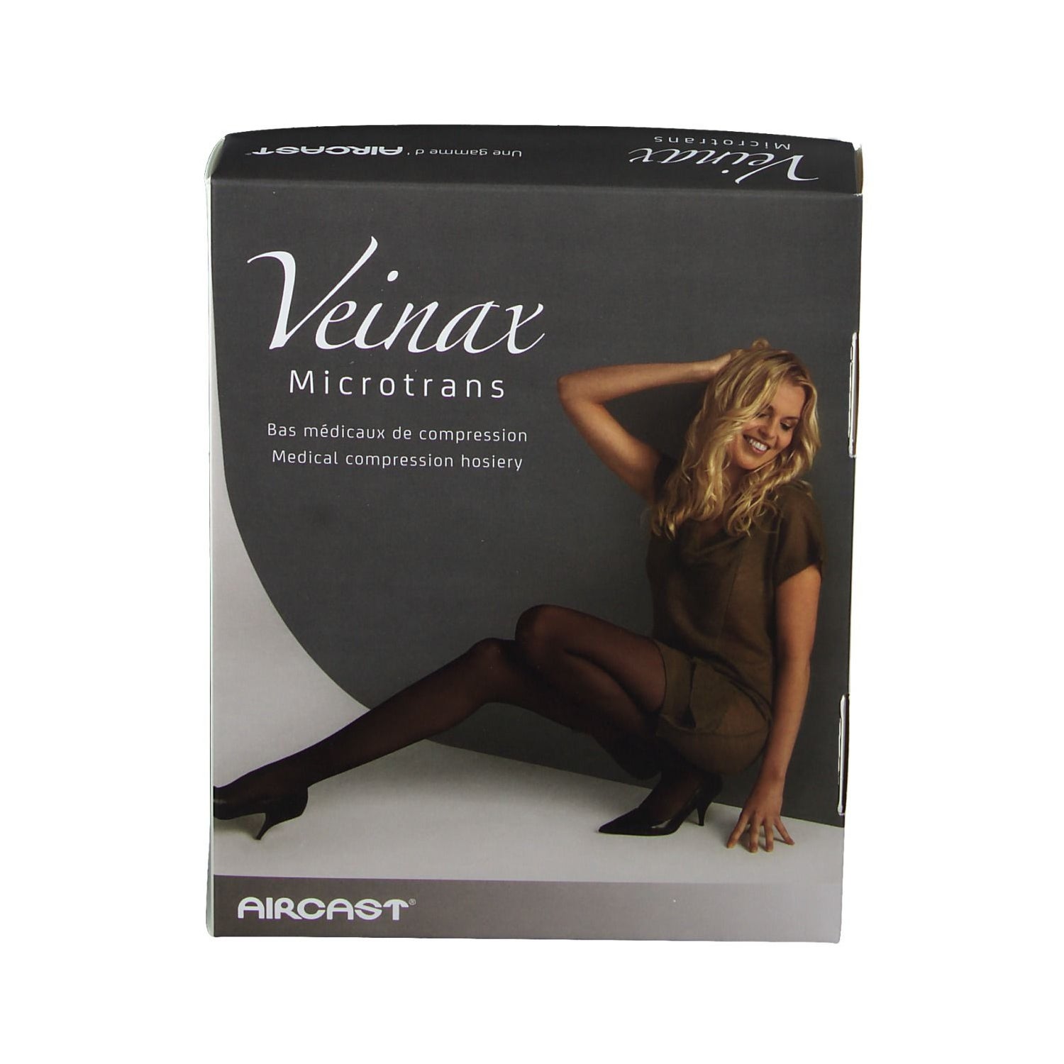 Veinax 2 Microtrans Bas Cuisse Autofix Noir L4+ 1 Paire | DocMorris France