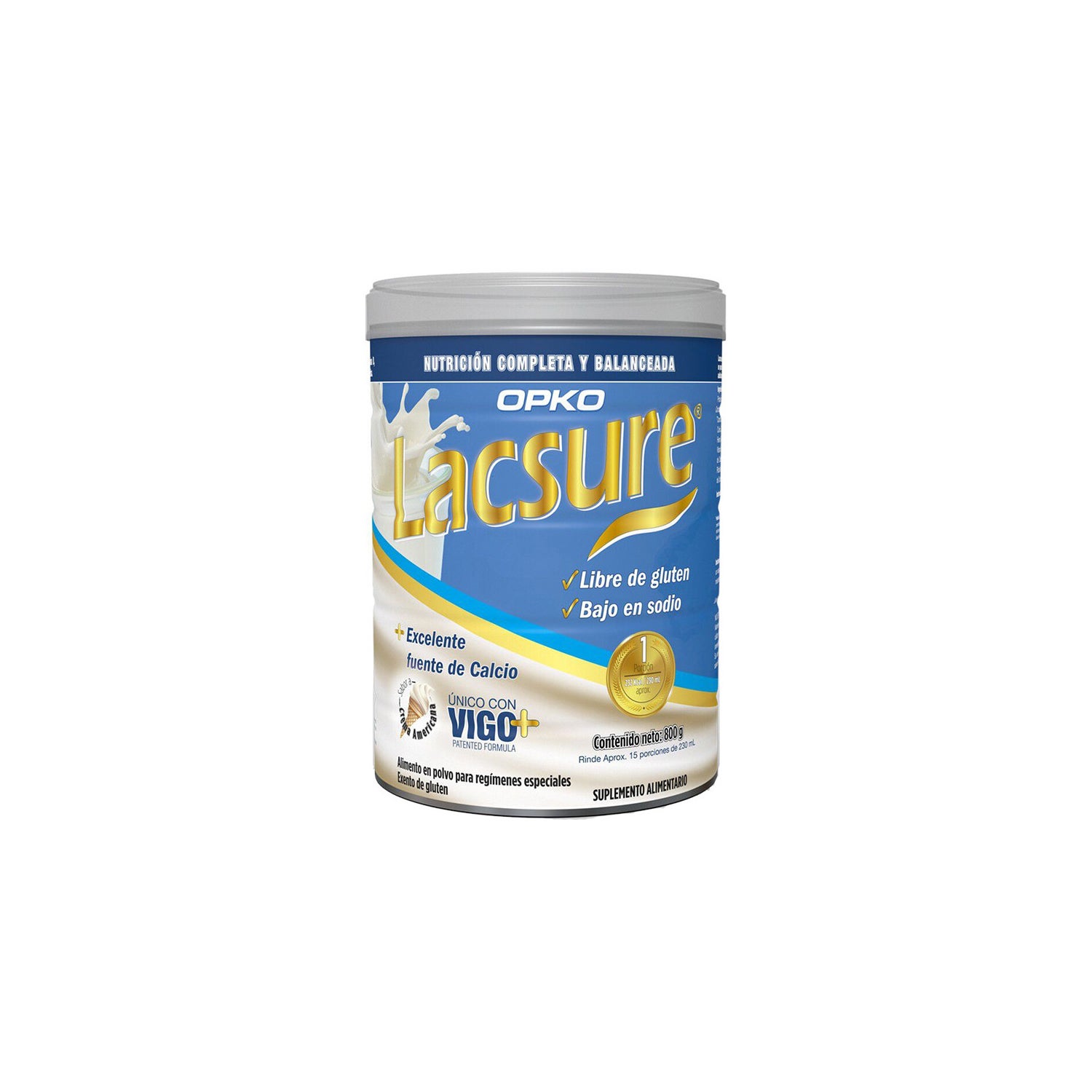 Lacsure Oral Powder Vanilla Flavour Gluten Free 800g | DocMorris France